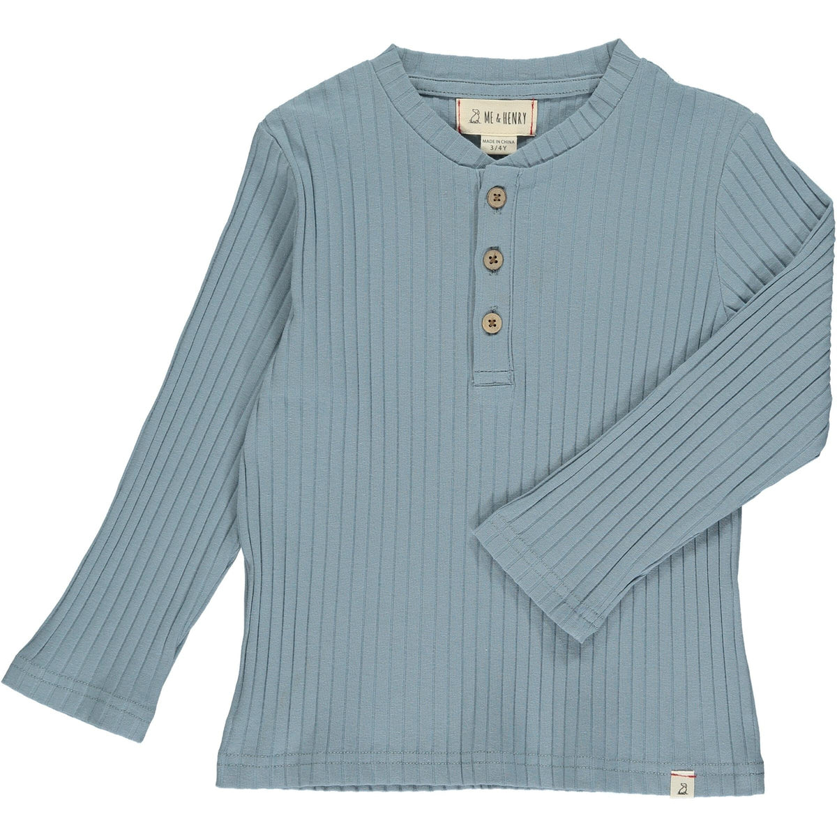 Adams Slate Blue Henley – Little Pink Princess Boutique